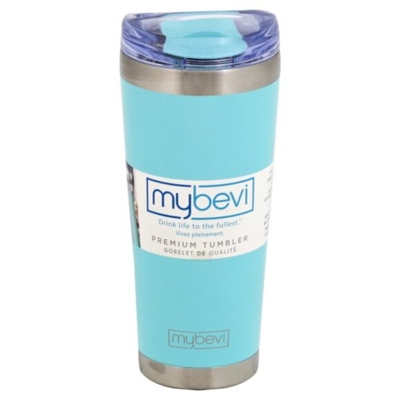 Dining | Mybevi 26 Ounce Turquoise Vacuum Insulated Double Wall Stainless Steel Tumbler | Poshmark
